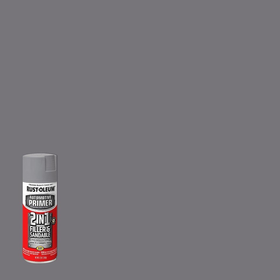 Rust-Oleum 260510 Automotive 2-In-1 Filler & Sandable Primer, 12 Oz ...