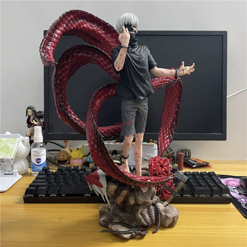 Anime Tokyo Ghoul Kaneki Ken Figure Rcss Combat Form Statue Model Toy ...