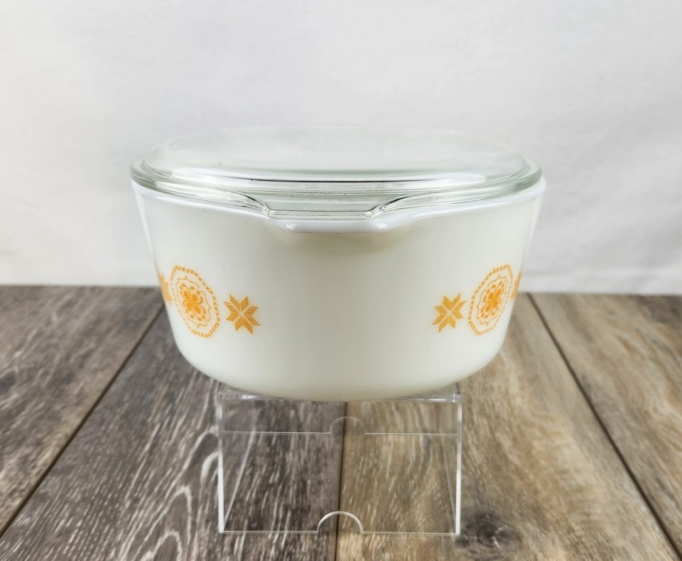 Pyrex Orange Town and Country 1.5 Qt Casserole Dish with Lid #474 ...
