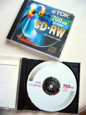 2x Used CDRW TDK 700MB CD-RW80 Rewritable Disc CD-RW | eBay