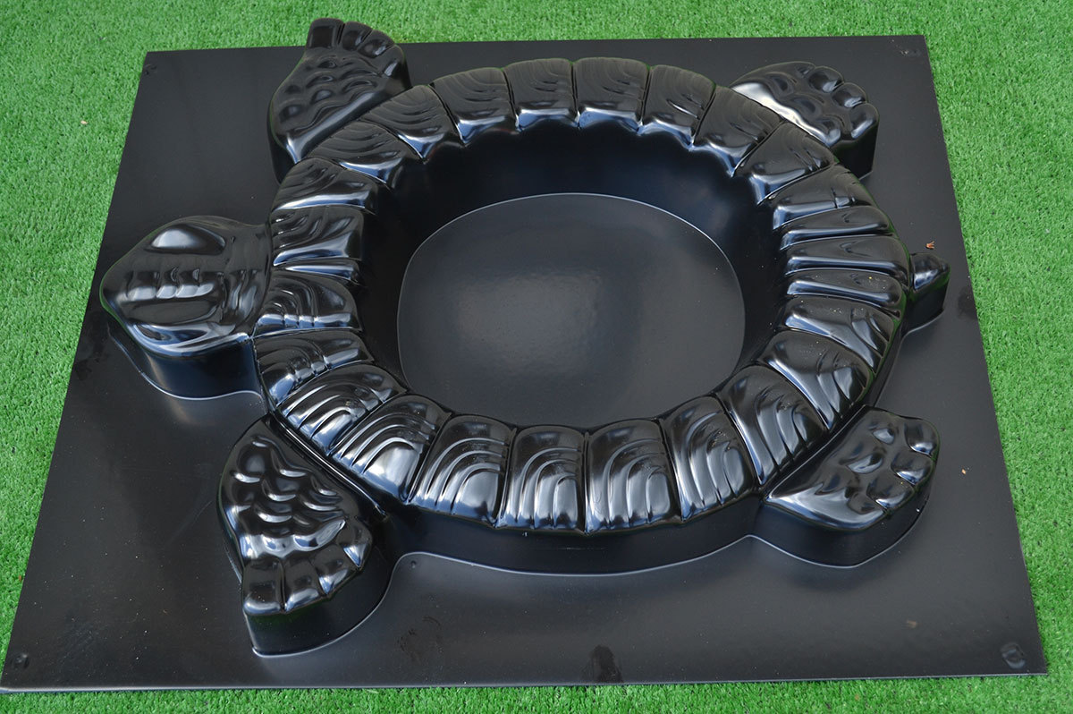 BIG 20″TURTLE Tortoise MOLD Decorative FLOWER GARDEN CONCRETE Mould # ...