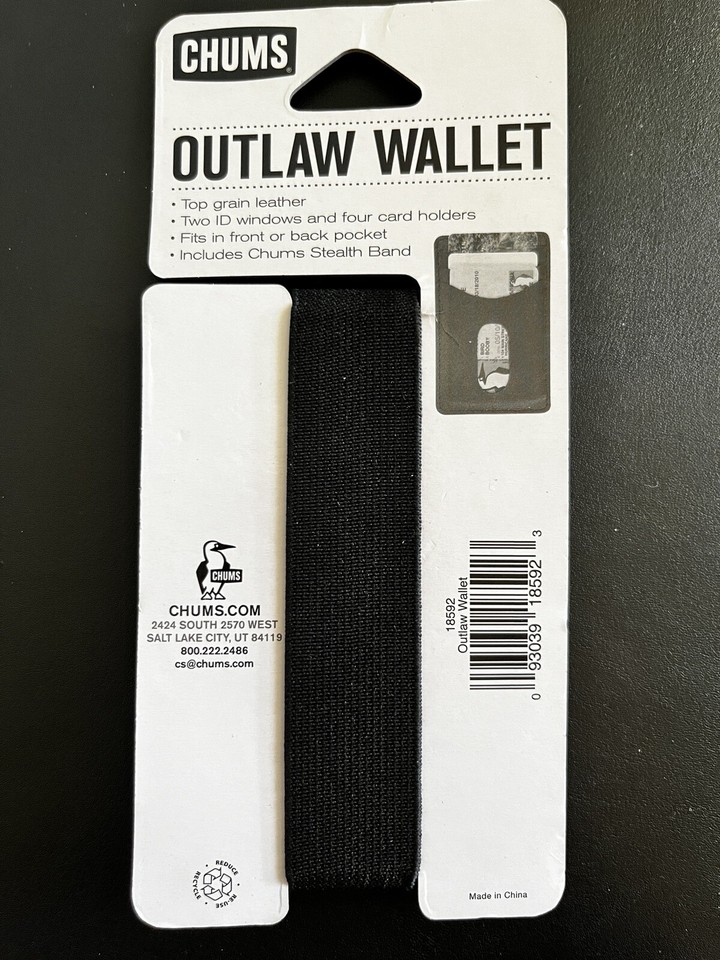 Chums Outlaw Wallet The Band-Et Collection Top Grain Leather | eBay