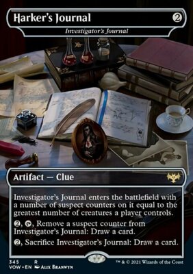 Magic the Gathering MTG Investigator's Journal (345) Innistrad Crimson ...