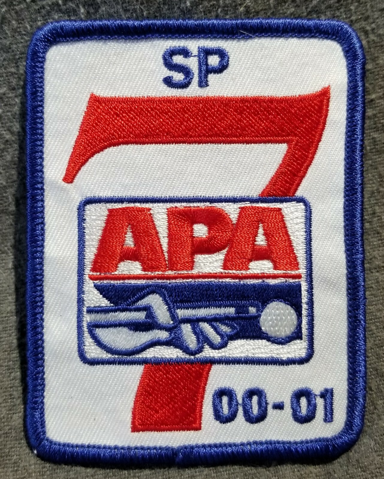 LMH Patch 2000 2001 APA American Poolplayers Pool SP 7 8-Ball SKILL ...