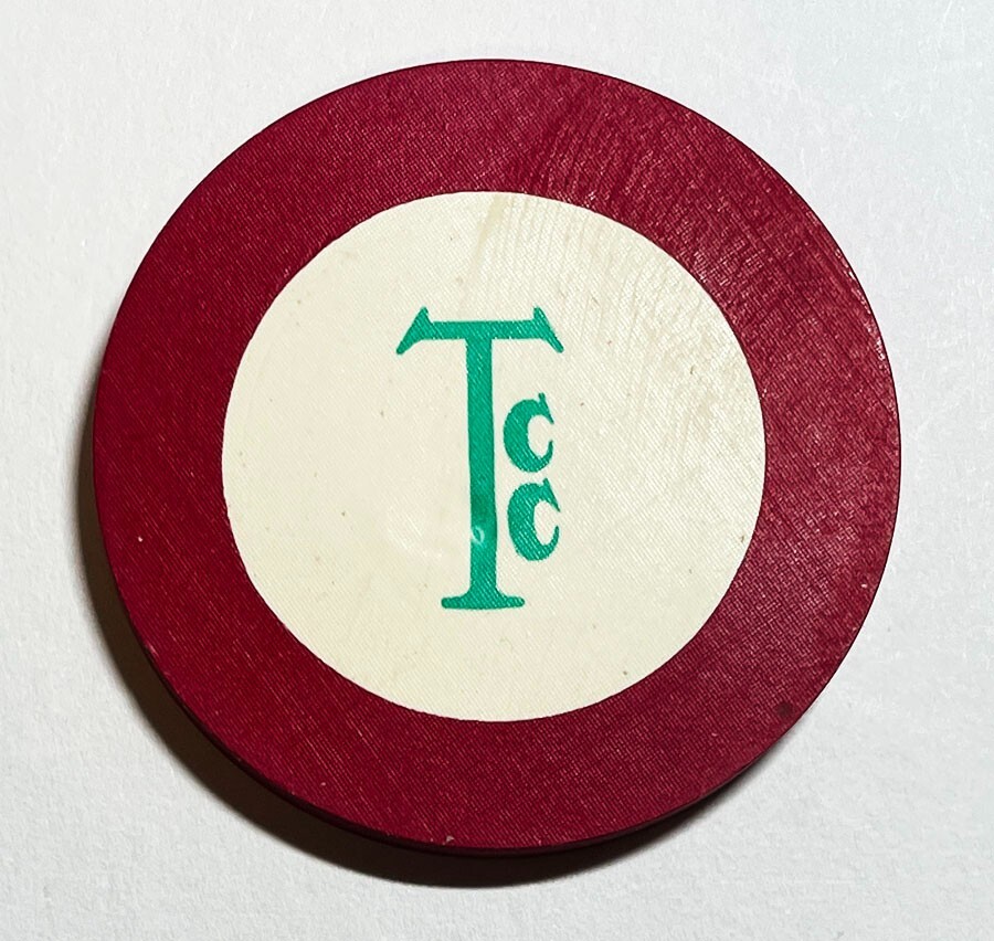 Crest & Seal (Plain Mold) "TCC" Casino Chip | eBay
