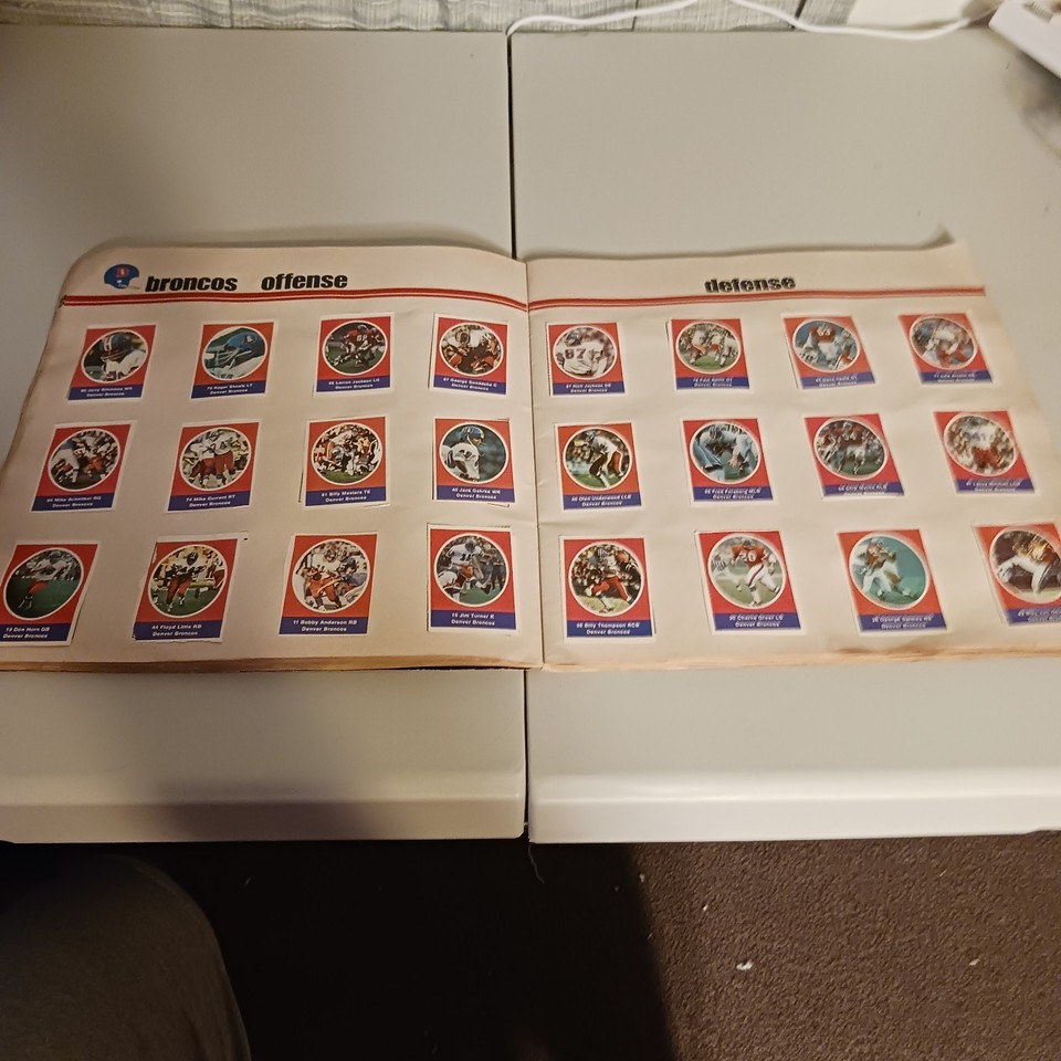 SUNOCO NFL ACTION ’72 STAMP ALBUM–COMPLETE STAMP SET | eBay