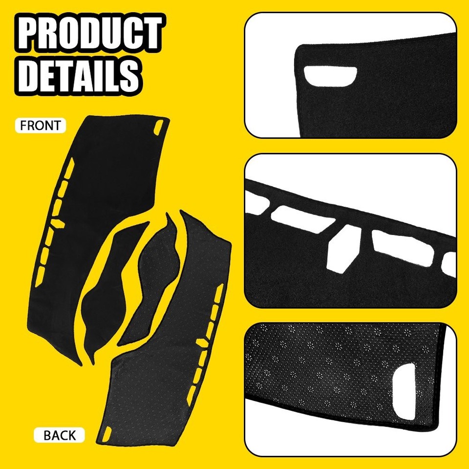 Custom Dashboard Cover Protect Anti-Glare Dash Mat For 2012 13-2015 ...