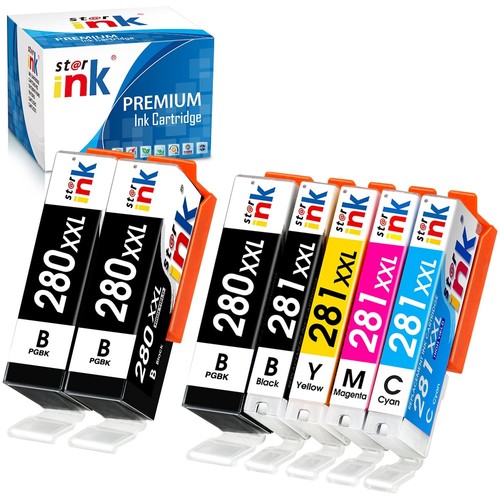 Compatible 280 281 Ink Cartridge Replacement for Canon Ink 280 and 281 ...