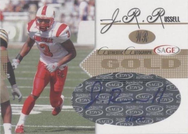2005 SAGE - Autographs Gold #A39 J.R. Russell /200 (AU, RC) for sale ...