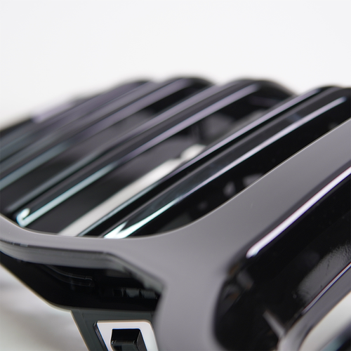 FOR BMW 1 SERIES TWIN BAR GRILLE GLOSS BLACK F40 2020+ NEW SHAPE GRILL ...