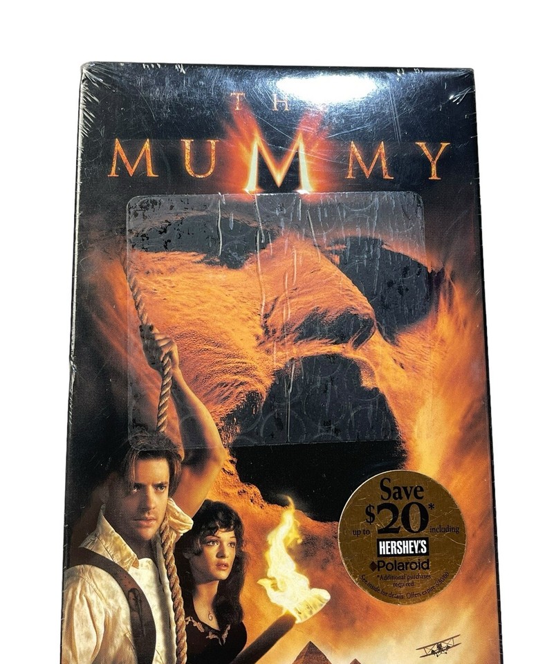 Mummy VHS Tape Brendan Fraser & Rachael Weisz NEW Sealed 1999 ...