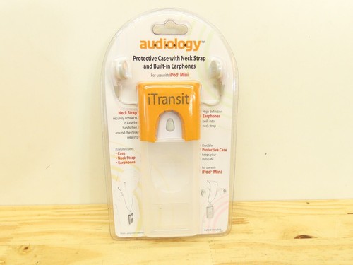 ITRANSIT AUDIOLOGY PROTECTIVE CASE NECK STRAP BUILT IN EARPHONES (IPOD ...