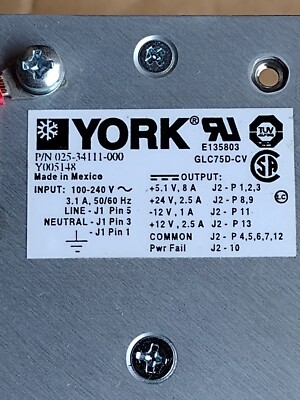Controls - York Chiller