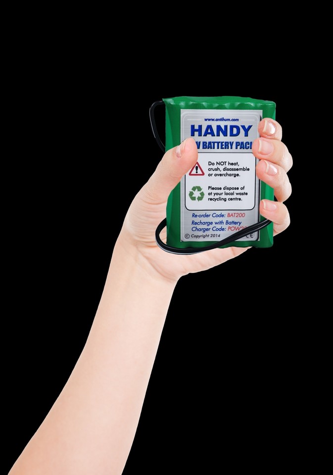 Handy Battery Pack 12v DC 2000mAh Rechargeable Portable Power DC 12V ...