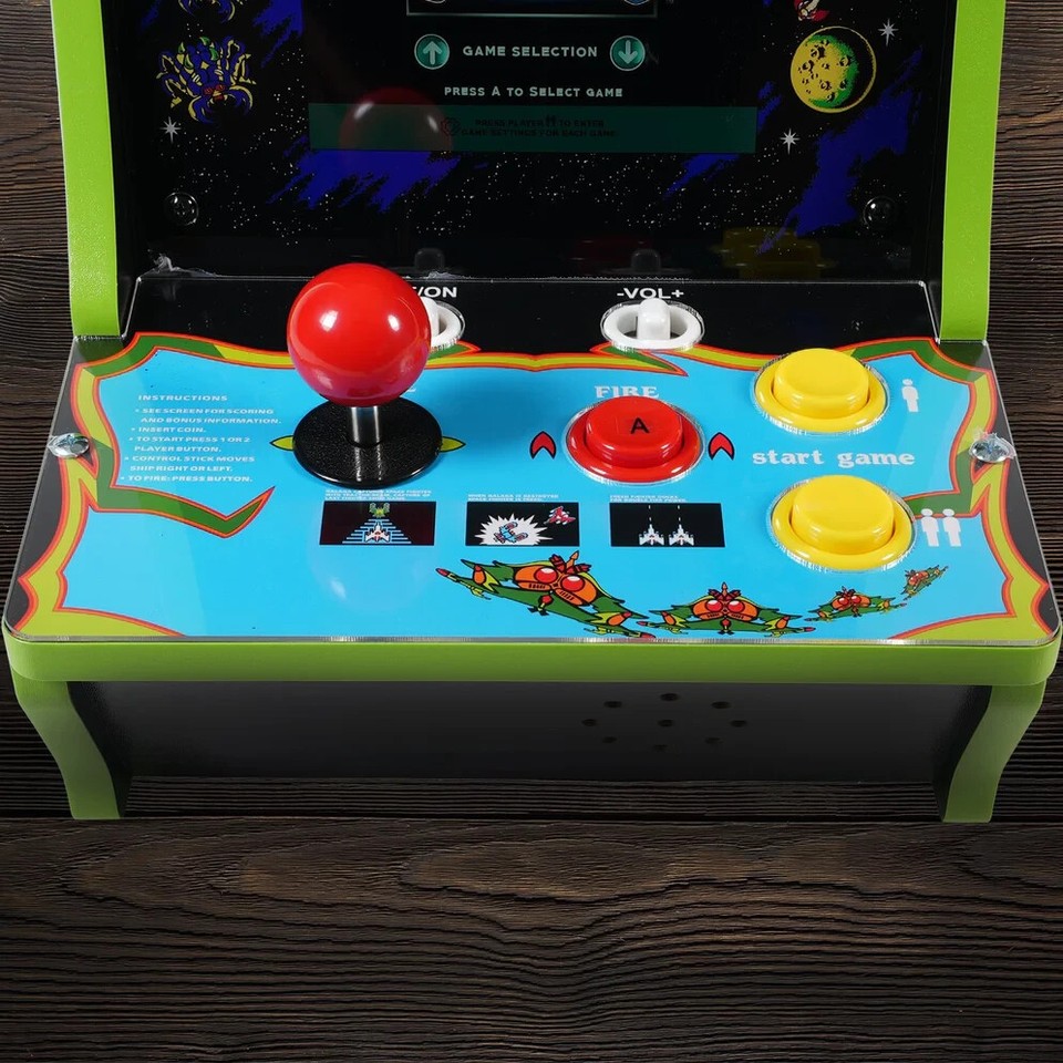 Arcade1Up 40th Anniversary GALAGA Counter-Cade Arcade Video Game ...