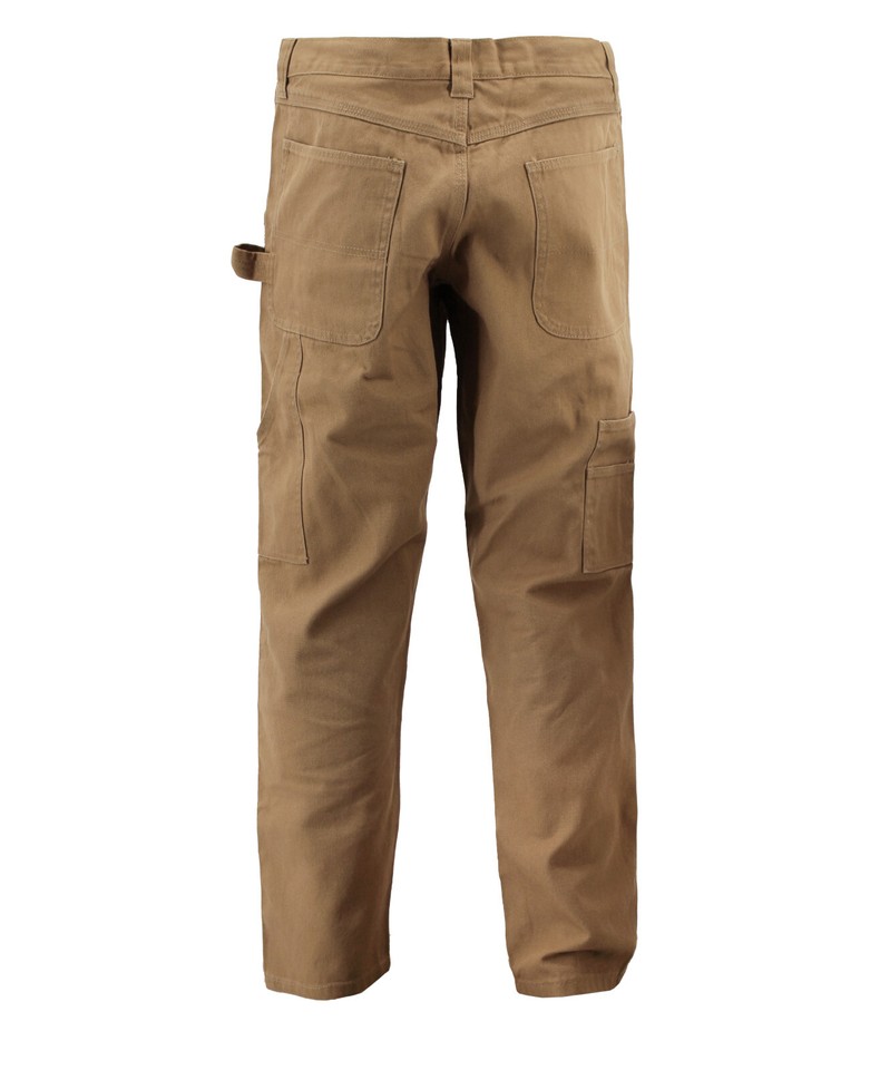 Men's Classic Fit Carpenter Work Jeans Hammer Loop Cotton Denim Pants ...