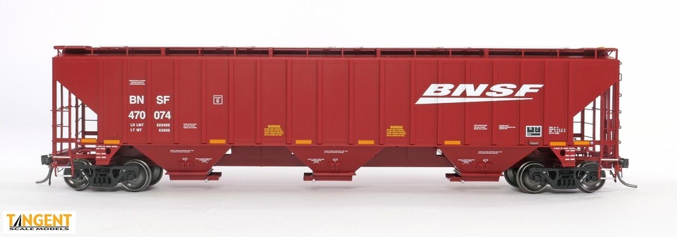 TANGENT HO Trinity 4750 Covered Hopper 36015 'BNSF ex BN Repaint 2005 ...