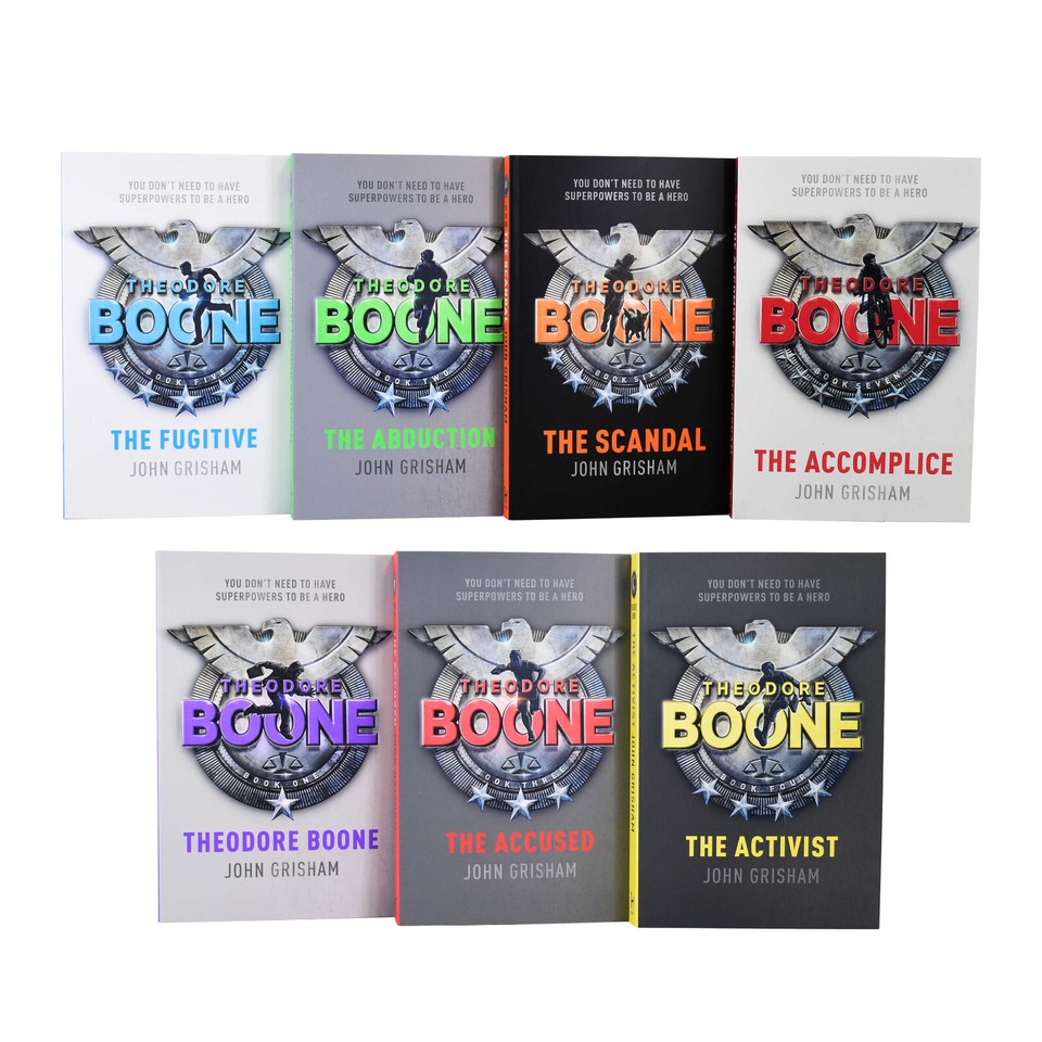 Theodore Boone Series by John Grisham Books 1-7 Box Set - Ages 9-14 ...