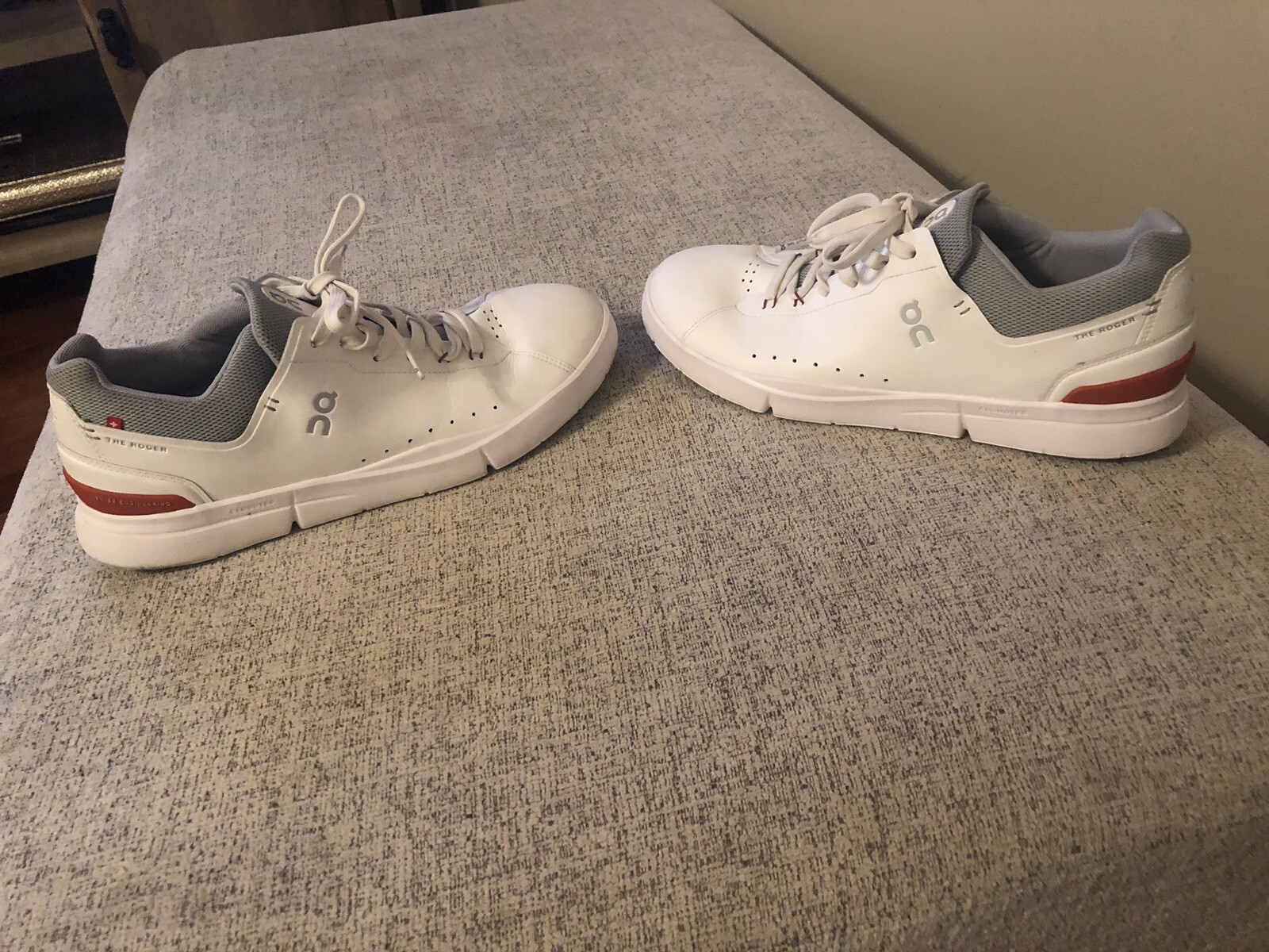 On Cloud Cloud Tex Mens The Roger Advantage White W/R… - Gem