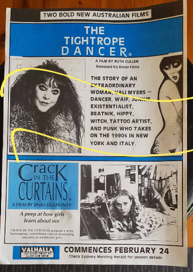 Ruth Cullen's Tightrope Dancer + Jinks Dulhuntly's Crack in the Curtain ...