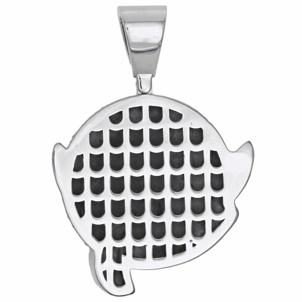 14K White Gold Plated 3.00 CT Lab-Created Red Ruby Mario Ghost Boo ...