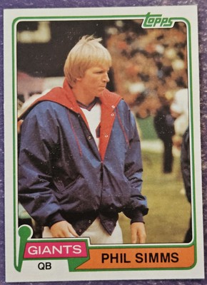 1981 Topps #55 Phil Simms Football card New York Giants! | eBay