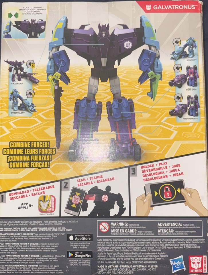 Hasbro Transformers Robots in Disguise Galvatronus Combiner Force | eBay