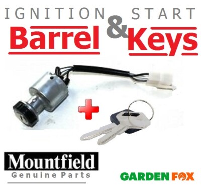 Genuine MOUNTFIELD MTF66 - Starting Ignition BARREL & KEYS - CG66SBK2 | eBay UK