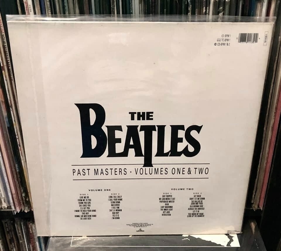 1st EU 1988 The Beatles ‎Past Masters Volumes One & Two 2x LP Vinyl ...