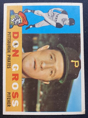 1960 Topps Baseball Don Gross #284 ExMT+ | eBay