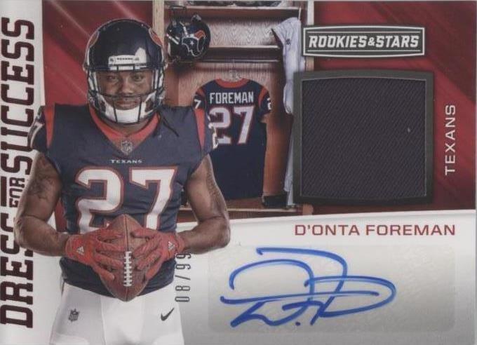 2017 Panini Rookies & Stars - Dress for Success D'onta Foreman #DS-DF ...