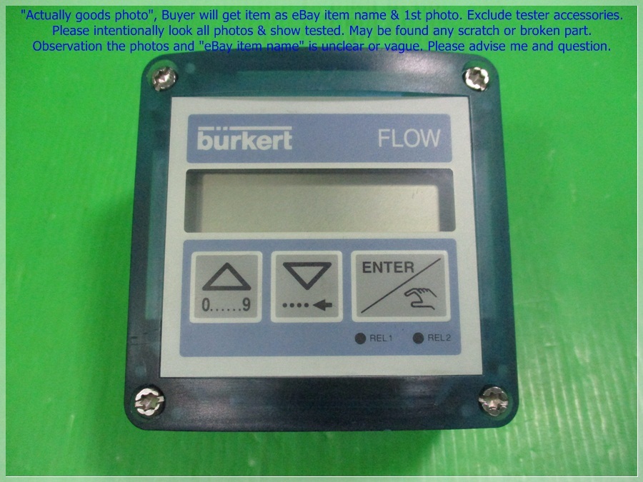 BURKERT 8025, Flowmeter display unit as photo, sn:random dφm | eBay