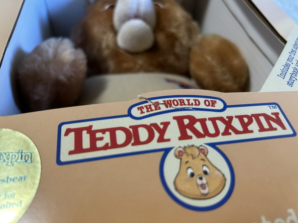 Teddy Ruxpin (Worlds Of Wonder) Vintage 1985 Brand New Unopened In Box ...