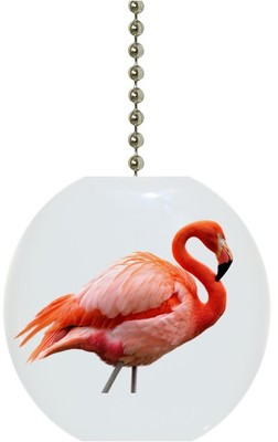 Beautiful Pink Flamingo Solid CERAMIC Ceiling Fan Light Lamp Pull | eBay