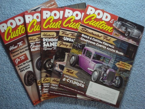 Rod & Custom Magazines Lot of 5 issues 2014 Hot Rods Custom Cars ...