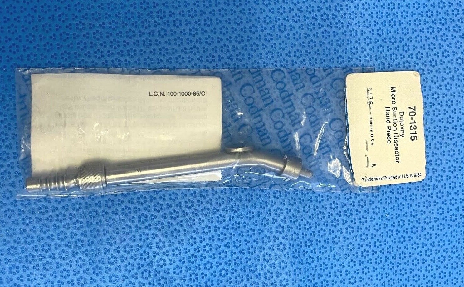 Codman 70-1315 Dujovny Micro Suction Dissector Hand Piece Surgical | eBay