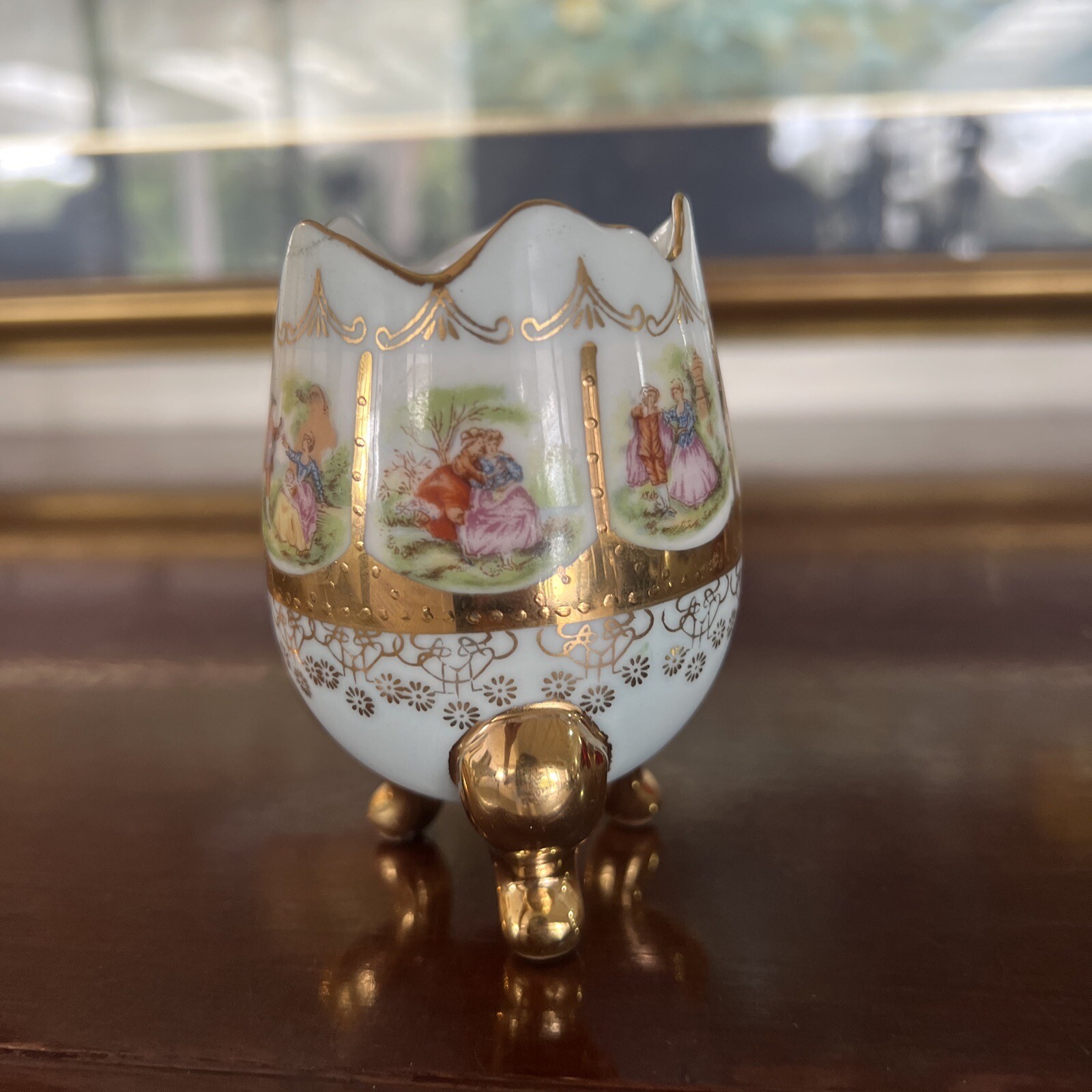 Vintage SAJI Japanese Three Legged Floral Vase Limoges Style 9cm | eBay ...