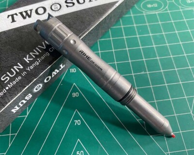 TWOSUN MINI MICRO PEN Whistle TITANIUM BODY BLACK INK PEN58--PEN ...