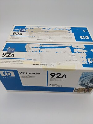 2 -HP 92A LaserJet Toner Cartridge- Black (C4092A) 845925042878| eBay