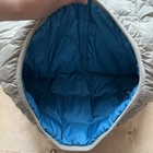 Volcom Puff Puff Jacket Small Gray Full Zip Hooded Down Puffer Ski ...