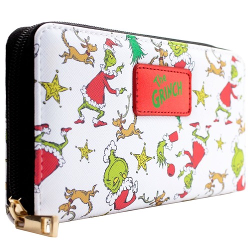 The Grinch Whoville Christmas Party White Clutch Coin Pocket & Card ...