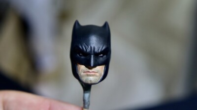 1/12 Scale Handmade Painted Batman Ben Affleck Head Carved Model Toys ...