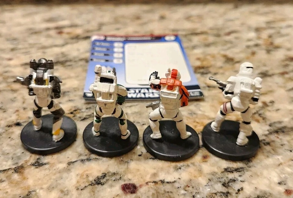 WOTC Star Wars Miniatures - Delta Squad - Clone Commando Scorch Sev ...