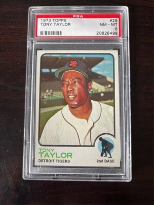 1973 topps tony taylor #29 psa 8 | eBay