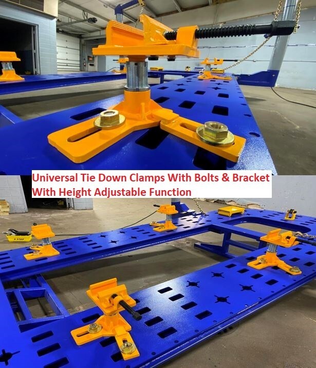 16 Feet Auto Body Frame Machine 2-Post Lift | Adjustable | Steel ...