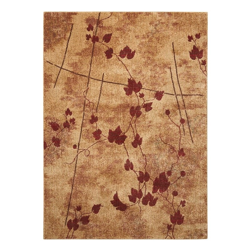 Nourison Somerset Rectangle Traditional Polyester Acrylic Area Rug in ...