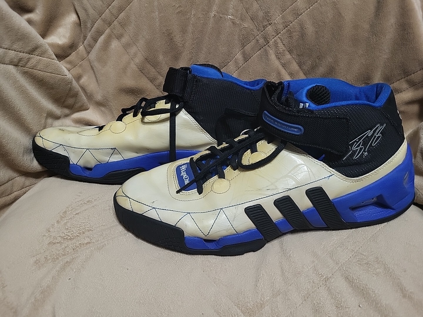 RARE Adidas Team Signature Dwight Howard White / Blue… - Gem