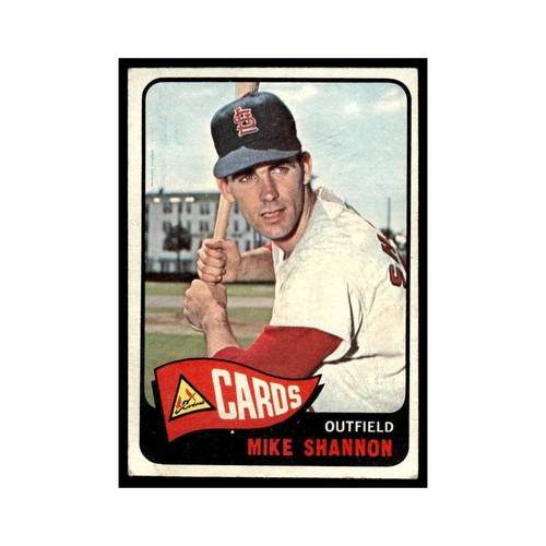 1965 Topps Baseball Card (Damaged) Mike Shannon Cardinals #43 | eBay