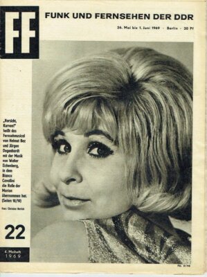 FF Dabei Funk und Fernsehen der DDR Fernsehzeitung 1969 Heft 22 | eBay.de