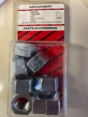 8N1134 Rear Wheel Nuts disc to brake drum Ford 8N NAA 600 800 601 801 ...